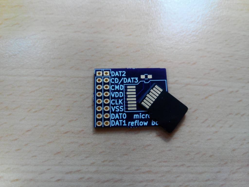 microSD card reflow: quick and dirty PCB with Kicad | DotMana