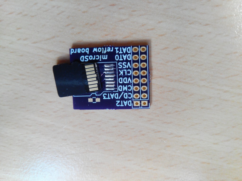 microSD card reflow: quick and dirty PCB with Kicad | DotMana